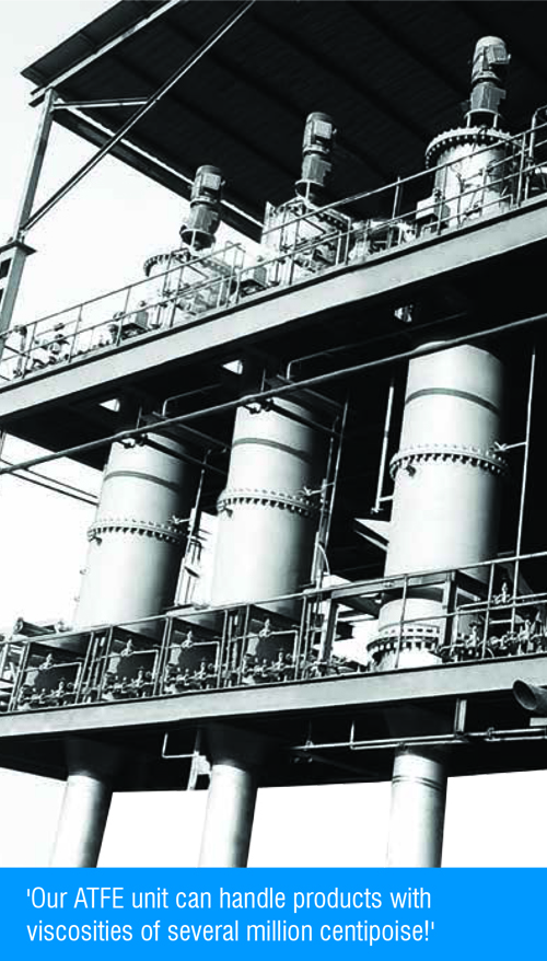 ATFD/ATFE (Agitated Thin Film Dryer / Evaporator) - Creative Solution